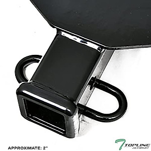 TLAPS 7422444158155 for 2006-2018 Toyota RAV4 Class 3 III Black 2" Trailer Hitch Receiver