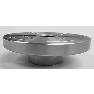 Steel Face Plate 1"-8 Threaded for Wood Lathe Turning (4")