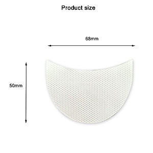 Faiteary 150pcs Eyeshadow Shields, Lint Free Eyeshadow Stencil Gel Pad Under Patches, Prevent Makeup Residue for Eyelash Extensions, Eyeliner, Lip and Tinting Makeup