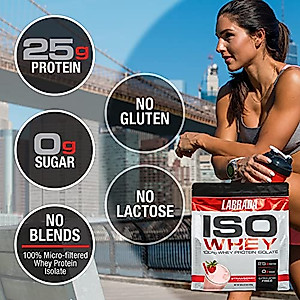 Labrada Nutrition ISO 100% ISOLATE Protein Powder Strawberry 5lb