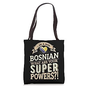 Bosnia & Herzegovina Flag Souvenirs for Bosnians Men & Women Tote Bag