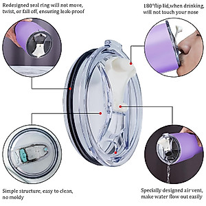 30 oz Tumbler with Lids and Straws,18/8 Stainless Steel Vacuum Insulated Tumbler,Insulated Coffee Mug Water Cup with Leak-Proof Straw Lid & Flip Lid,3 Metal Straws,1 Cleaning Brush(Sparkle White)