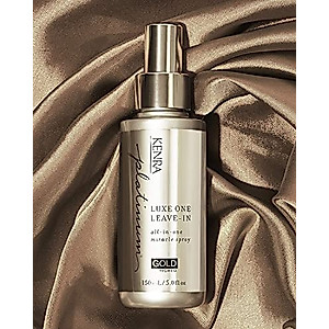 Kenra Platinum Luxe One Leave-In | All-In One Miracle Spray | Enriched with Precious Gold | Opulent Slip & Shine | Thermal/Heat Protection | Medium To Coarse Hair | 5 fl. Oz