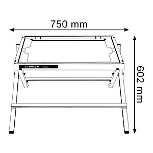 Bosch Professional mobile workbench GTA 600 (weight 6.3 kg, length 520 mm, height 602 mm, suitable for GTS 10 J)