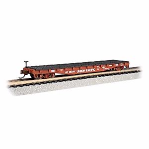 Bachmann Trains - 52' Flat CAR - Union Pacific® #58259 - N Scale