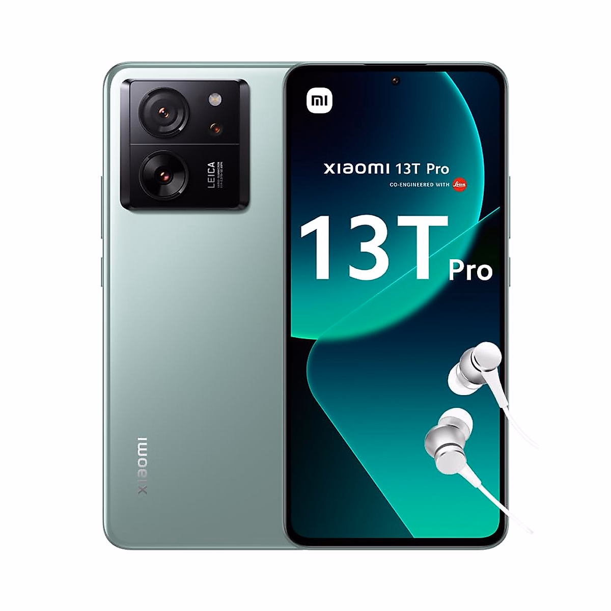 Xiaomi 13T PRO 5G + 4G LTE (1024GB+16GB) Global ROM Unlocked Worldwide (Tmobile Mint Tello Global) 50MP Triple Pro Leica Camera 6.67" 144Mhz + (w/Fast 51w Car Charger) (Meadow Green Global ROM)