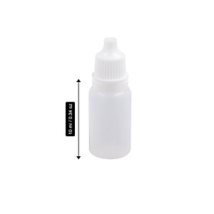 Jespeker 50 PCS Plastic Dropper Bottle Drop Bottles Empty Squeezable Eye Liquid Essential Oil Squeeze Bottle Small Dropper Refillable Containers with Caps 10ml