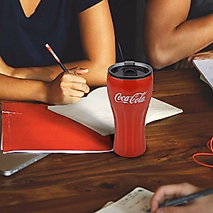 Coca-Cola Stainless Steel Tumbler, Red, 24 Ounces, 86-011