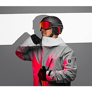 Giro Index 2.0 OTG Ski Goggles - Snowboard Goggles for Men, Women & Youth - White Wordmark Strap with Amber Rose Lens