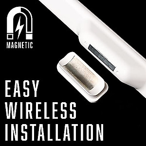 Best Home Fashion kepsuul Shelving and Storage Magnetic Rechargeable LED Light Bar - Pack of 2