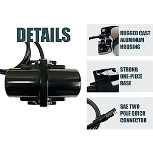 AmbitionMotor Salt & Sand Vibrator 200LBS 60W 54Hz DC 12V for Buyers Karrier Cougar SnowEx Trynex Meyers Spreaders