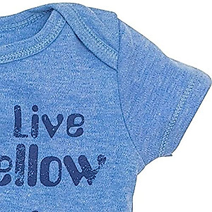Lyrics by Lennon and McCartney Newborn Baby Boys 5 Pack Short Sleeve Bodysuits Multi 3-6 Months