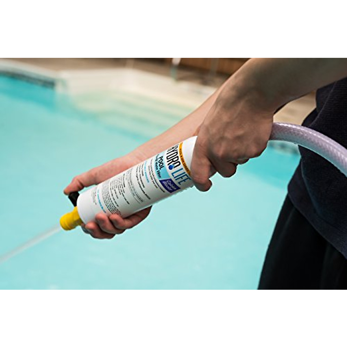 Hydro Life 52804 Pool Pre-Fill Water Filter with Calcium Blocker, White