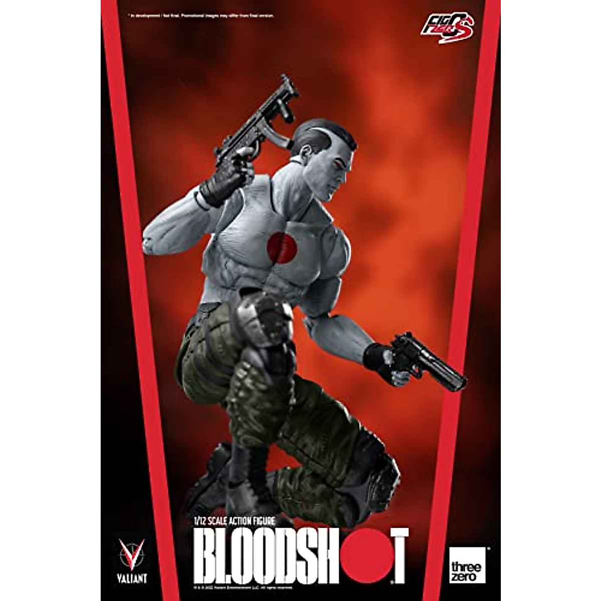 THREEZERO Valiant Bloodshot FigZero S 1:12 Scale Action Figure