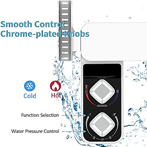 LAMDNL Bidet Attachment Detachable & Foldable Bidet Attachment Toilet Attachment User Friendly Designings Self Cleanings Spray