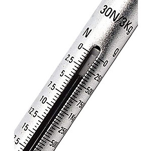 Economy Dynamometer, Aluminum - 3kg / 30N - Zero-Point Calibration Capability - High Resolution Scale, Spring Balance - Classroom Quality - hBARSCI