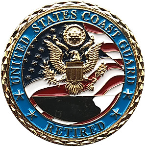 United States Coast Guard Retired USCG Semper Paratus Challenge Coin