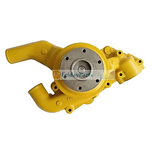 FridayParts Water Pump 6140-60-1110 6131-62-1100 Compatible for Komatsu 4D105-3 Engine D50-17 D50-18 LS200 Replacement