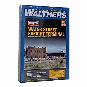 Walthers Cornerstone HO Scale Model Water Street Freight Term Structure Kit