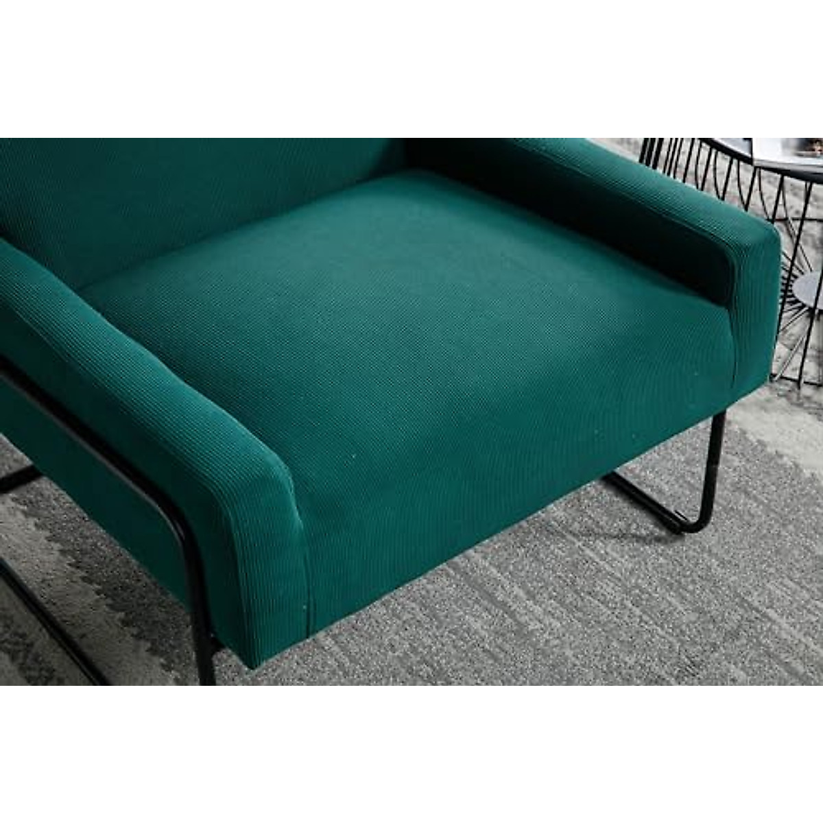 Dsnyu Velvet Accent Chair, Arm Chair Modern Comfy Home Furniture for Living Room 27.95" L X 30.51" W X 29.13" H