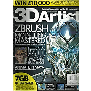 3D WORLD MAGAZINE, ZBRUSH MODELLING MASTERED, 2015# 84 NO ANY FREE CD