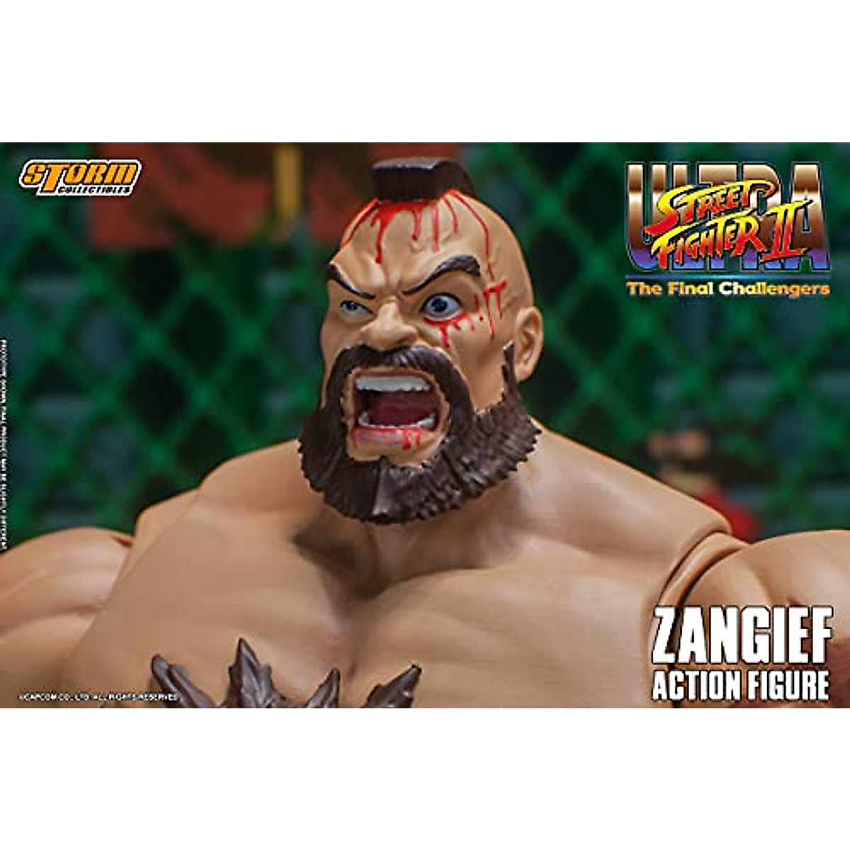 Storm Collectibles - Ultimate Street Fighter II: The Final Challenger - Zangief, Action Figure, STM87180 Red