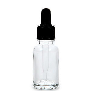 Vivaplex, 24, Clear, 10 ml (1/3 oz) Glass Bottles, with Glass Eye Droppers