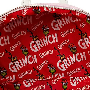 Loungefly Dr Seuss How the Grinch Stole Christmas Lenticular Scene Double Strap Shoulder Bag