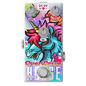 AZOR Overdrive Guitar Pedal Horse Overdrive Analog Effect Pedal for Electric Guitar True Bypass AP504