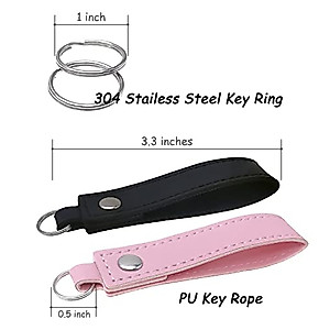 Silicone Key Fob Cover Remote Keyless Case Protector Compatible with Nissan 350Z 370Z Altima Armada GT-R Maxima Murano Pathfinder Rogue Select Sentra Titan Versa Note Xterra (4 Buttons Black & Pink)