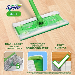 Swiffer Sweeper Wet Mopping Cloths, Open-Window Fresh, 24 count