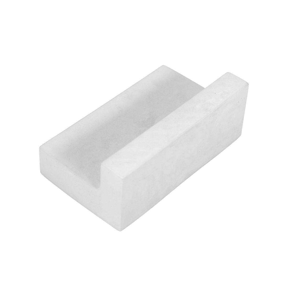 Teak Tuning Monument Series Concrete Fingerboard Ledge Obstacle - 5" Wide, 2" Tall - Ultra Premium, Super Durable Polymer Modified Concrete - Sterling Gray Colorway