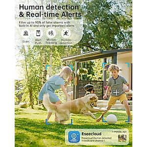 WESECUU Light Bulb Security Camera, 2.4G/5G WiFi Security Cameras Wireless Outdoor Indoor for Home Security, 2-Way Talk, Human Detection, Color Night Vision, Compatible with Alexa