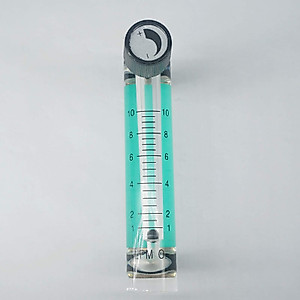 Sorekarain 1-10L/min LZM-6T Gas Air Oxygen Flowmeter Rotameter with Valve 8mm Hose Barb