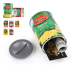 Fake Whole Kernel Corn Can Safes Diversion Secret Stash Safes
