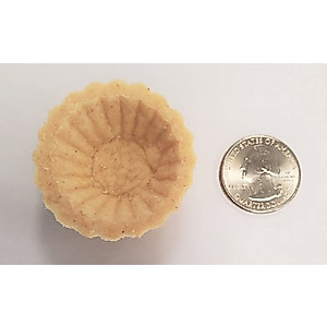 Pidy 1.75" Mini Neutral Fluted Shells - 16ct Pack