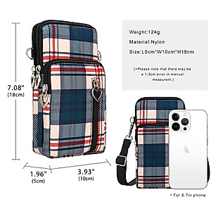 DOB SECHS Crossbody Wallet,Crossbody Bags for Women,phone purse,Shoulder Strap Wallet Pouch, for Women Mini Crossbody Sports Cell Phone Purse-Black