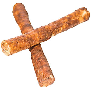 Fieldcrest Farms Nothing to Hide Natural Rawhide Alternative Large 10'' Rolls for Dogs - 3 Pack (6 Chews) Premium Grade Easily Digestible Chews - Great for Dental Health (Beef)