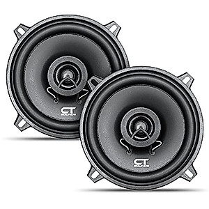 CT Sounds BIO-5-25-COX 5.25 Inch Coaxial Car Speakers, 160 Watts Max, Pair