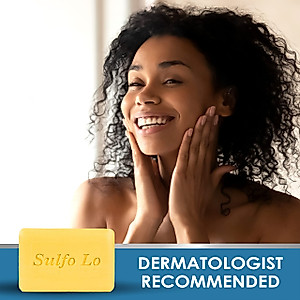 Sulfo-Lo Cleansing Bar Soap with Sulfur for Face and Body, 3.5 Ounce