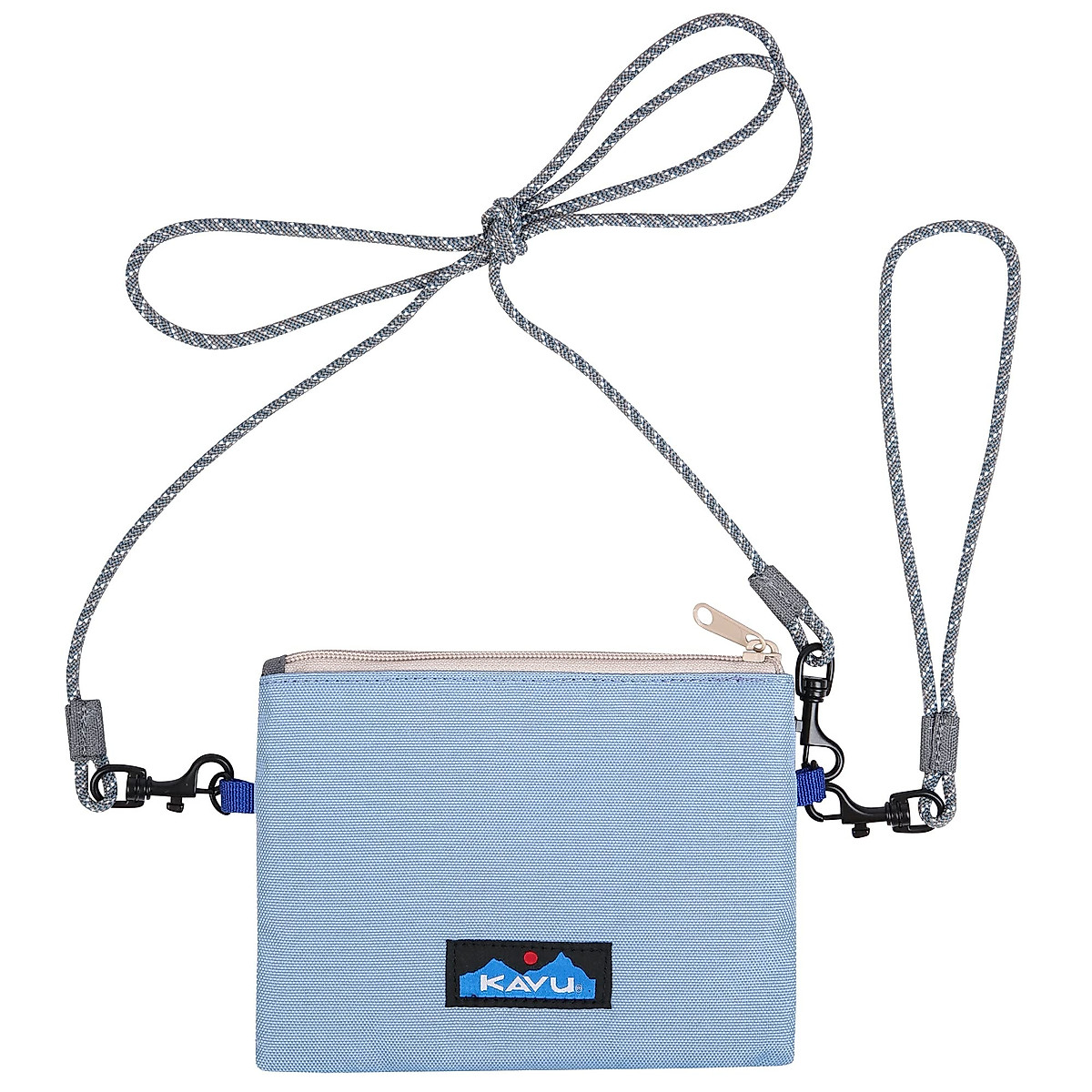 KAVU Renrose Crossbody Wallet with Rope Strap-Wild River