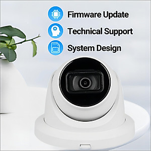 EmpireTech Security Camera 4MP 1/1.8" CMOS Ultra Low Light Starlight+ IR Turret AI IP Camera SMD 3.0,AcuPick,IP67,POE and ePOE,Built-in Mic,Vehicle and Human Detection,IPC-T54IR-AS 2.8mm S3