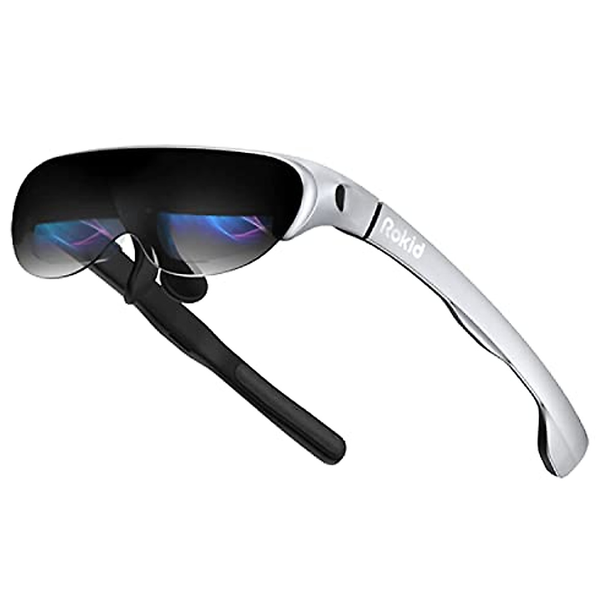 Rokid Air AR Glasses, Augmented Reality Glasses Wearable Headsets Smart Glasses for Video Display, Myopia Friendly Portable Massive 1080P Screen, Game, Watch on Android/iOS/PC/Tablets/Game Consoles