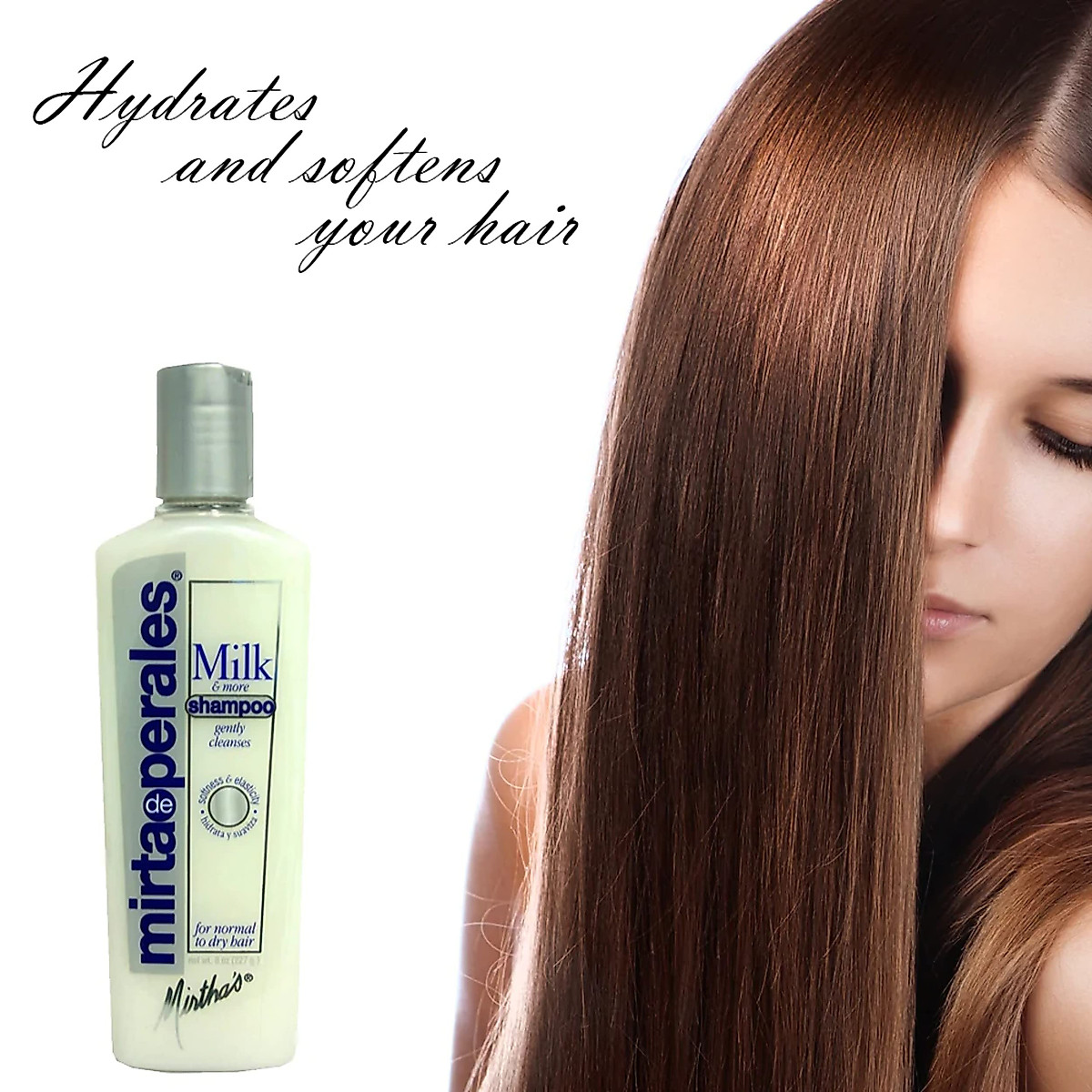 Mirta De Perales Milk Shampoo, 16 Oz