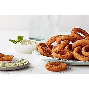 Alexia Crispy Onion Rings with Panko Breading and Sea Salt, Non-GMO Ingredients, 11 oz (Frozen)