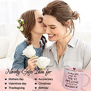 Mothers Day Mom Gifts from Daughter Son, 12 OZ Coffee Mug for Women Wife from Husband Birthday Anniversary Valentines Day Christmas Gifts for Mom New Mom Grandma Friend Sisters Besties Gifts