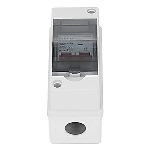 DC 500V 2 Rope Disconnect Switch Easy Installation Solar Photovoltaic Combiner Box IP65 Waterproof for Power Generation System (63A)