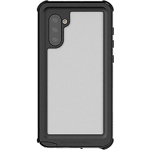 Ghostek Nautical Waterproof Galaxy Note 10 Case with Screen Protector Super Rugged Extreme Heavy Duty Protection Tough Full Body Underwater Watertight Seal for 2019 Galaxy Note 10 (6.3 Inch) - (Black)