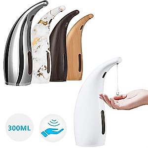 Soap Pump Dispenser Bathroom 300ML Soap Dispenser Automatic Liquid Soap Dispenser Infrared Smart Sensor Kitchen Touchless Foam Shampoo Dispensers Bottles Dispenser (Color : E)