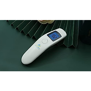 Amplim No Touch Forehead Thermometer - Non-Contact Digital Infrared Thermometer - Medical Grade, Hygienic, Accurate, Instant Read, Touchless Thermometer for Adults, Kids, and Baby - FSA HSA Eligible